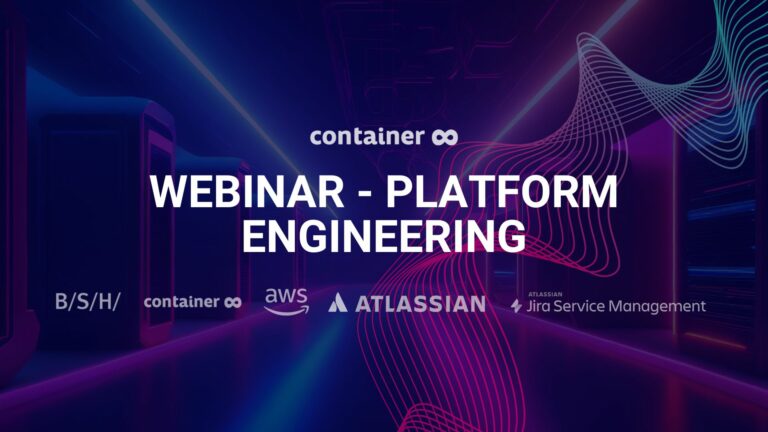 Webinar Platform Engineering: AWS account setup with JSM - Container8